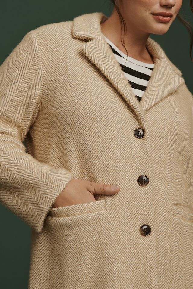 Sanctuary Hometown Fuzzy Knit Coat | Anthropologie