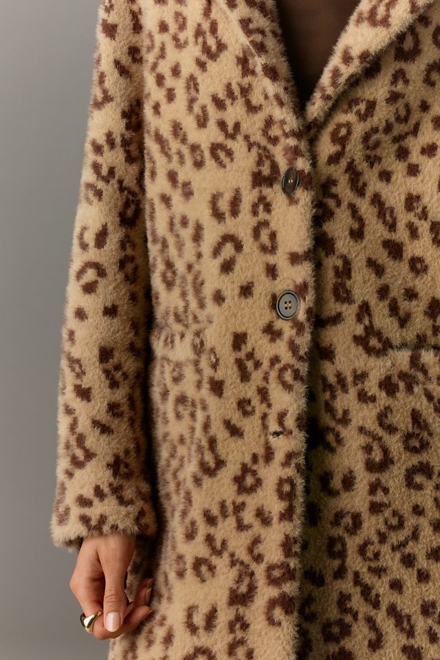 Sanctuary Hometown Fuzzy Knit Coat | Anthropologie UK