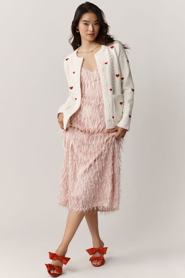 NVLT Heart Knit Jacket | Anthropologie