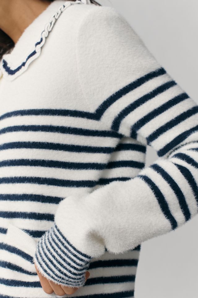 NVLT Striped Knit Jacket | Anthropologie