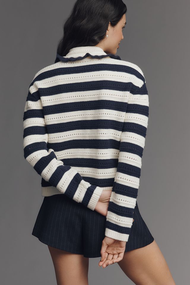 NVLT Crochet Knit Jacket | Anthropologie