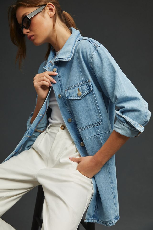 Good American Denim Shacket | Anthropologie