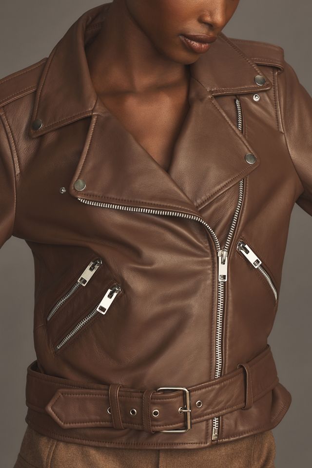 Walter Baker Allison Leather Moto Jacket | Anthropologie