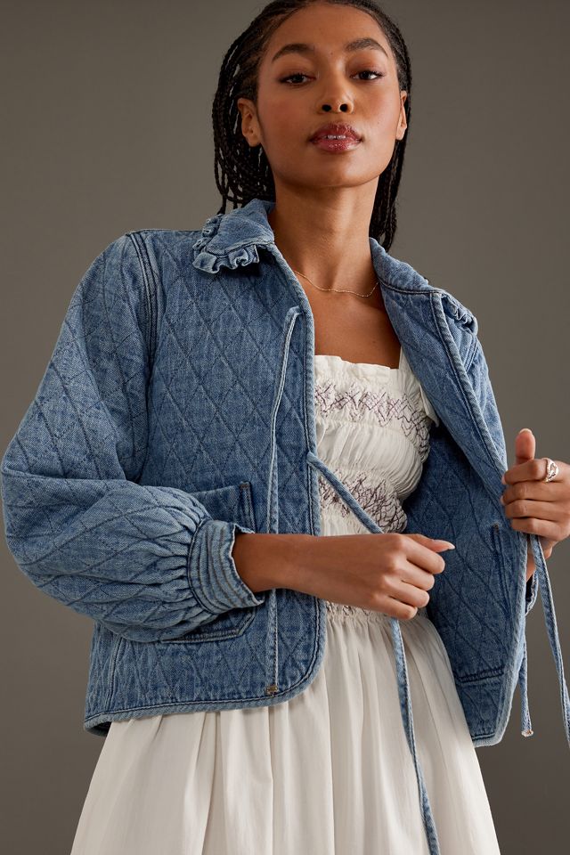 Seventy + Mochi Heidi Quilted Denim Jacket | Anthropologie UK
