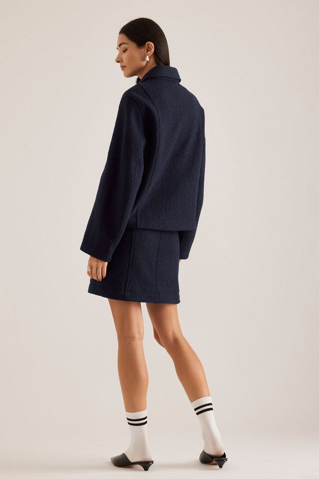 Samsoe Samsoe Saana Felted Wool Jacket | Anthropologie UK