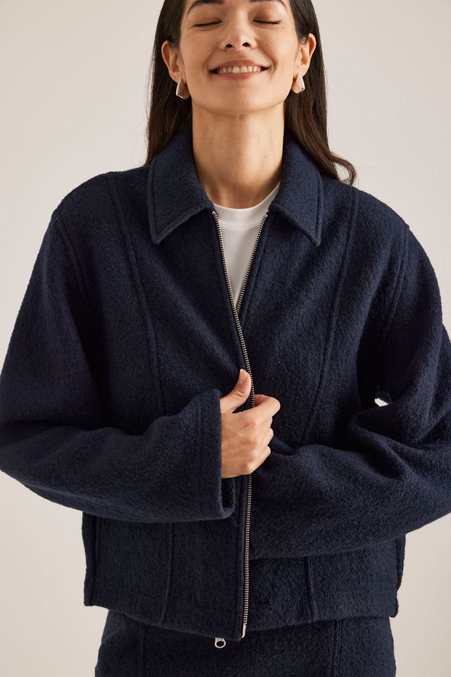 Samsoe Samsoe Saana Felted Wool Jacket | Anthropologie UK