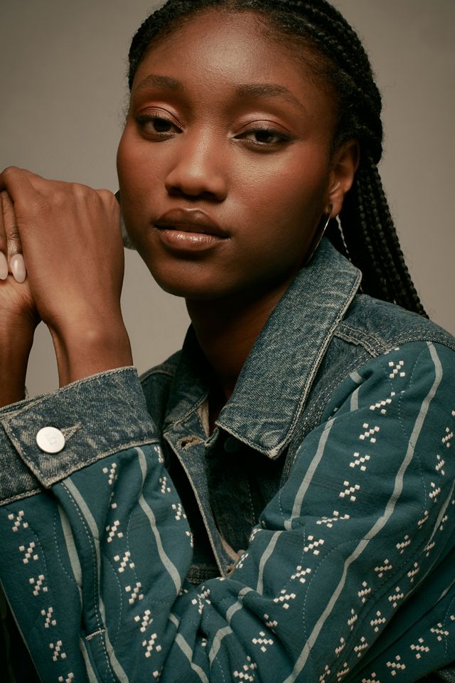 Pilcro Crafted-Sleeve Denim Jacket | Anthropologie