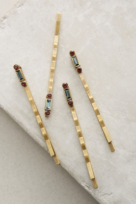 Crystal Bobby Pin Set | Anthropologie