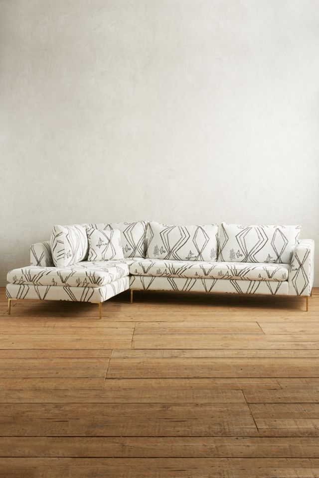 Berber Woven Edlyn Chaise Sectional Left