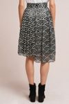 WHIT Silk Fan Skirt | Anthropologie