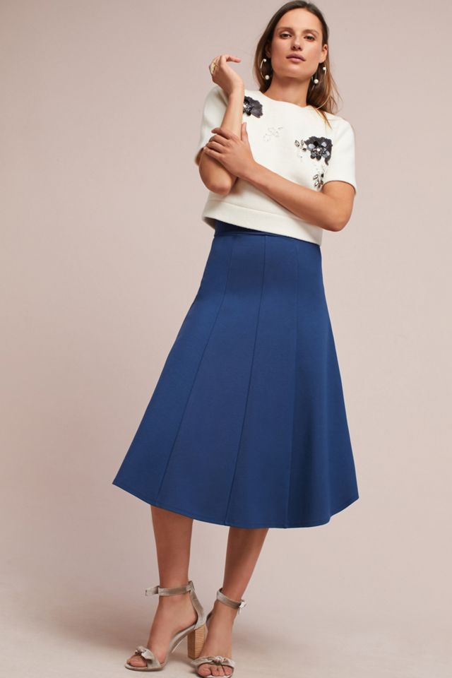 Ponte Knit Skirt | Anthropologie