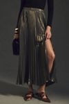 By Anthropologie Pleated Shine Skirt | Anthropologie