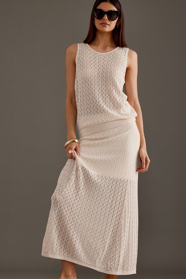 Selected Femme Agny High-Waisted Knit Skirt | Anthropologie UK