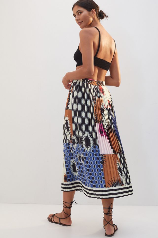 Abstract Midi Skirt | Anthropologie