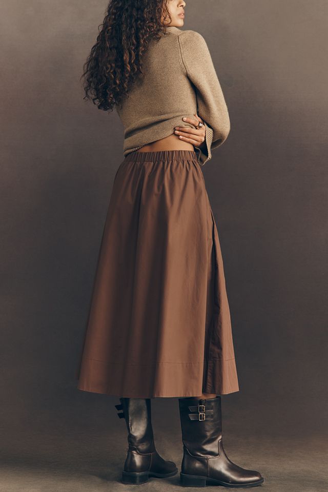 Find Me Now Full Midi Skirt | Anthropologie
