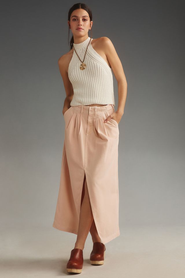 Pilcro Slouchy Trouser Maxi Skirt | Anthropologie