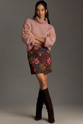 Farm Rio Printed Quilted Mini Skirt | Anthropologie