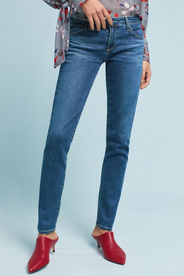AG The Stilt Low-Rise Cigarette Ankle Jeans | Anthropologie