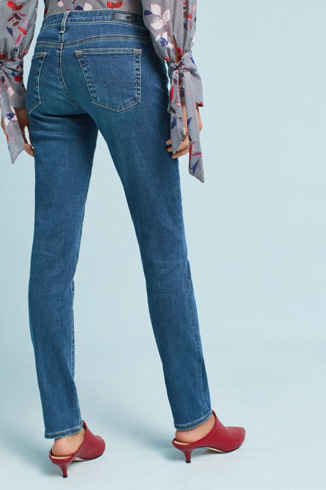 AG The Stilt Low-Rise Cigarette Ankle Jeans | Anthropologie