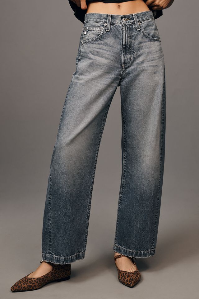 Jeans Barrel Taille Haute AG Hattie | Anthropologie