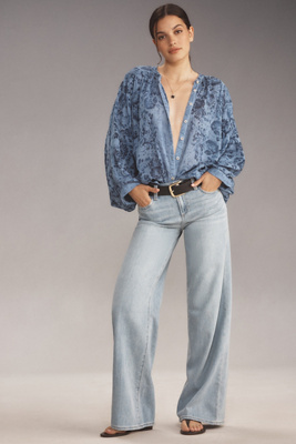 Joe's Jeans The Lou Lou Low-Rise Wide-Leg Jeans | Anthropologie