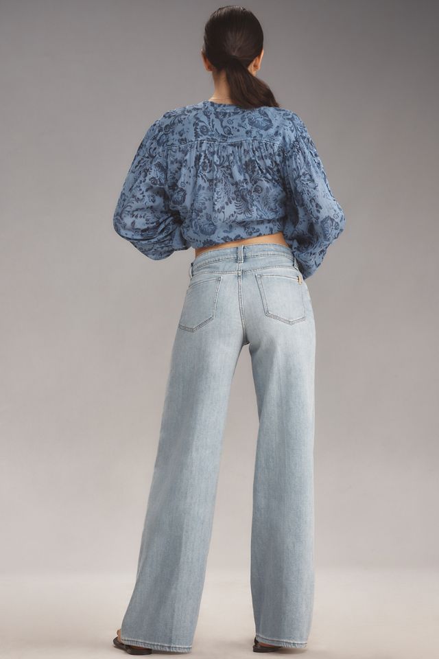 Joe's Jeans The Lou Lou Low-Rise Wide-Leg Jeans | Anthropologie