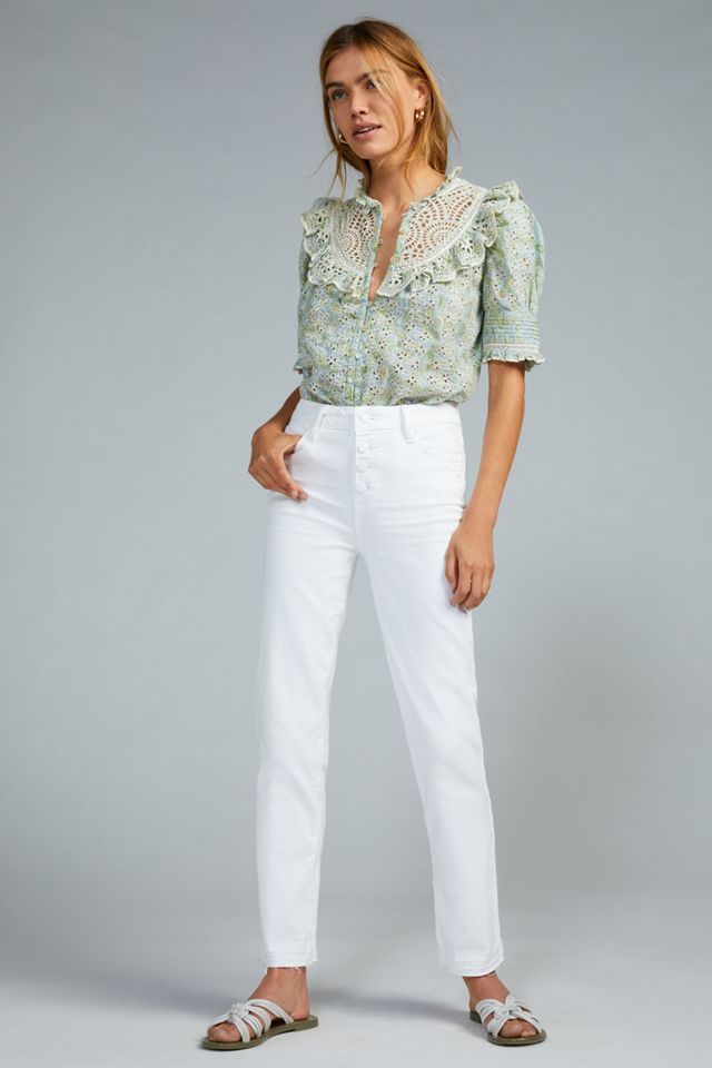 Paige Cindy Slim Straight Jeans | Anthropologie