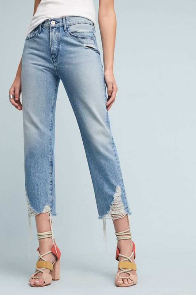 3x1 W3 Higher Ground High-Rise Boyfriend Cropped Jeans | Anthropologie