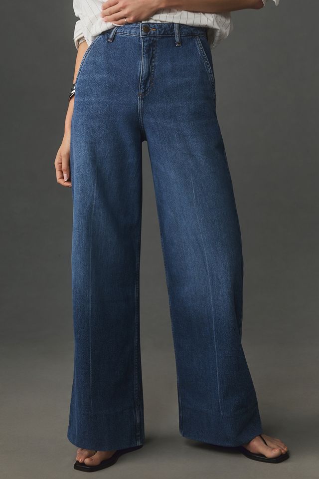 Lee Stella High-Rise A-Line Trouser Jeans | Anthropologie