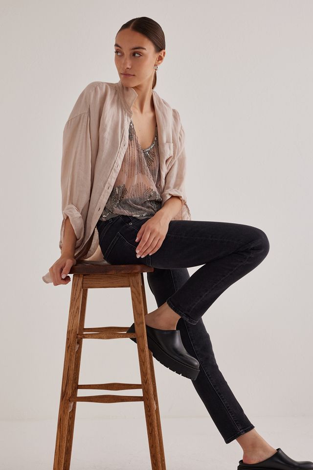 AGOLDE Toni Mid-Rise Slim Jeans | Anthropologie UK