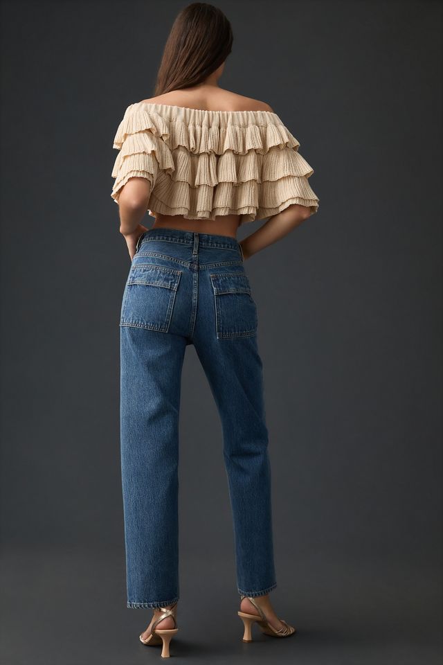 AGOLDE Cooper Straight Cargo Jeans | Anthropologie