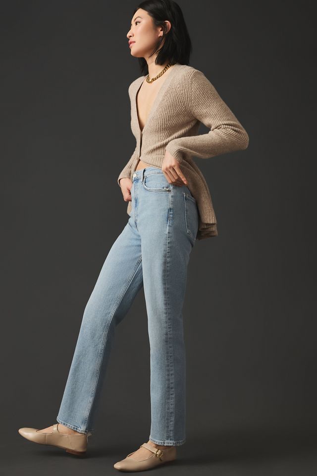 AGOLDE Stovepipe High-Rise Straight Jeans | Anthropologie