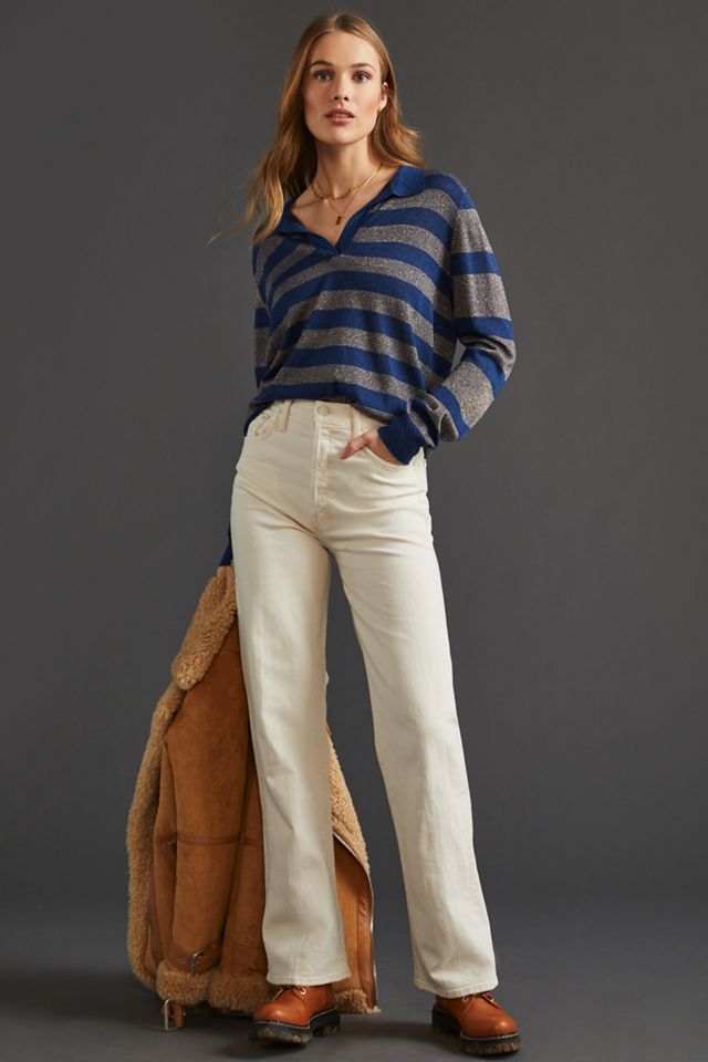 MOTHER The Rambler Skimp Ultra High-Rise Straight Jeans | Anthropologie