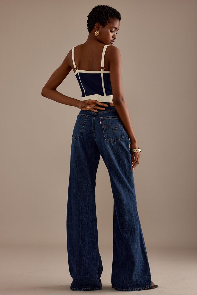 Levi's Ribcage High-Rise Bell Jeans | Anthropologie UK