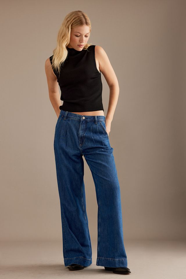 Pistola Victoria High-Rise Wide-Leg Jeans | Anthropologie UK