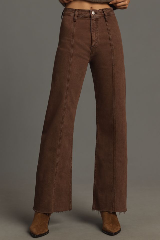 Pistola Penny Seamed High-Rise Wide-Leg Jeans | Anthropologie