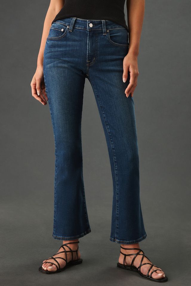 Edwin Lark Ankle Mid-Rise Crop Bootcut Jeans | Anthropologie