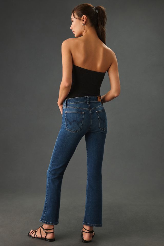 Edwin Lark Ankle Mid-Rise Crop Bootcut Jeans | Anthropologie