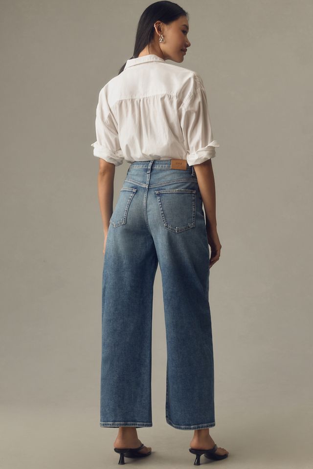 Edwin Melly High-Rise Crop Wide-Leg Jeans | Anthropologie