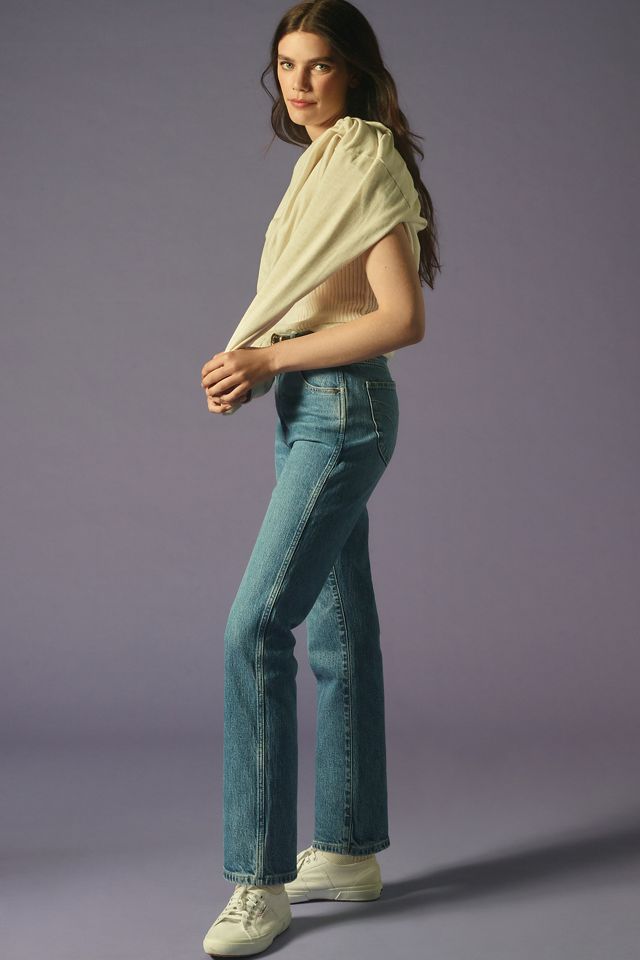 Rolla's Original High-Rise Straight Jeans | Anthropologie