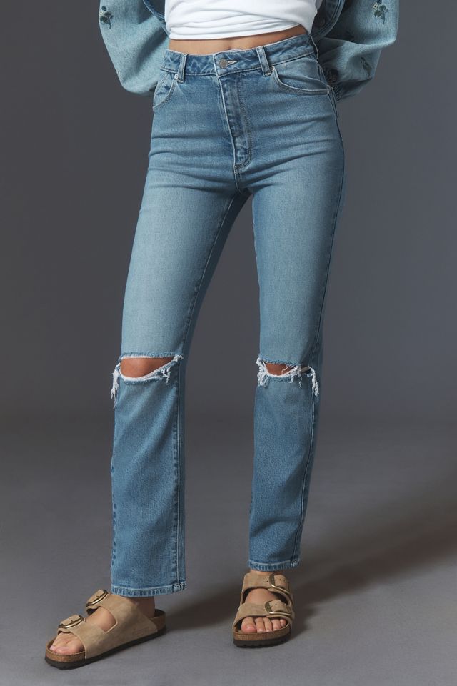 Rolla's Original Straight High-Rise Jeans | Anthropologie