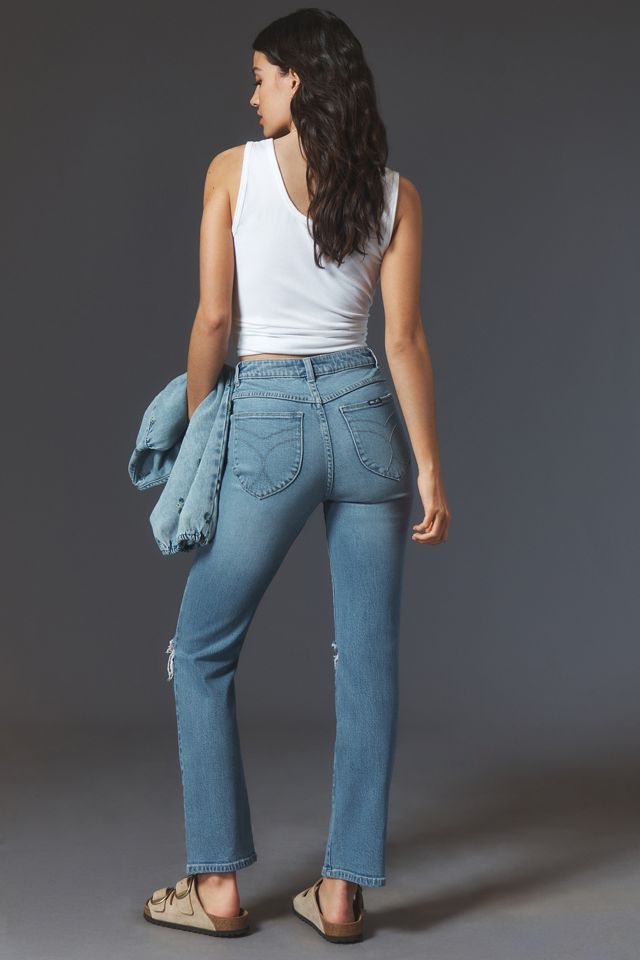 Rolla's Original Straight High-Rise Jeans | Anthropologie