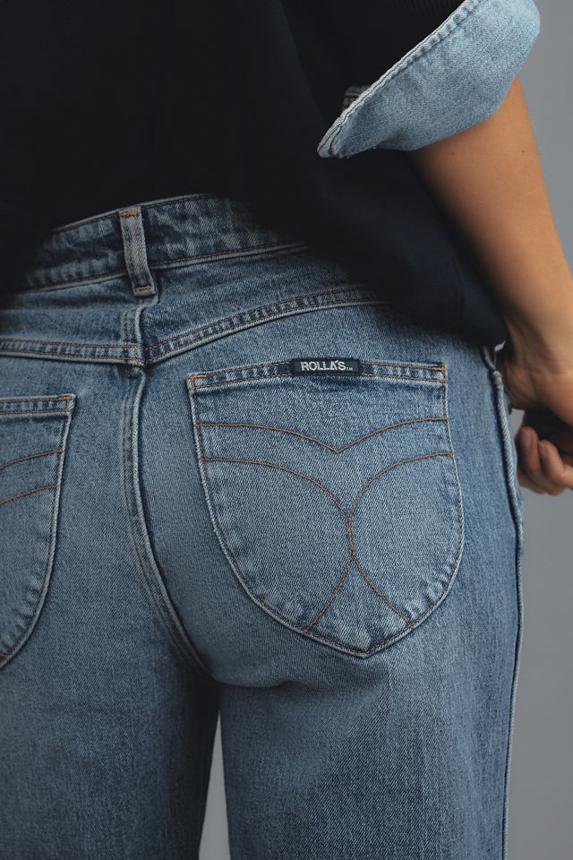 Rolla's Classic High-Rise Crop Flare Jeans | Anthropologie