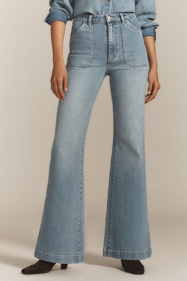 Rolla's Eastcoast Carly High-Rise Flare Jeans | Anthropologie