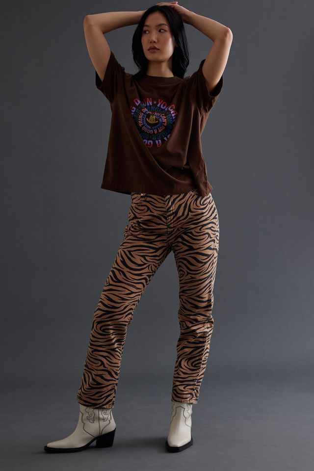 Wrangler Wild West Purr Printed Jeans | Anthropologie UK