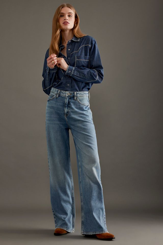 Lee Stella High-Rise A-Line Jeans | Anthropologie UK