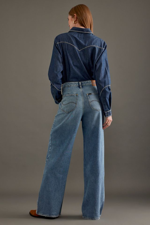 Lee Stella High-Rise A-Line Jeans | Anthropologie UK