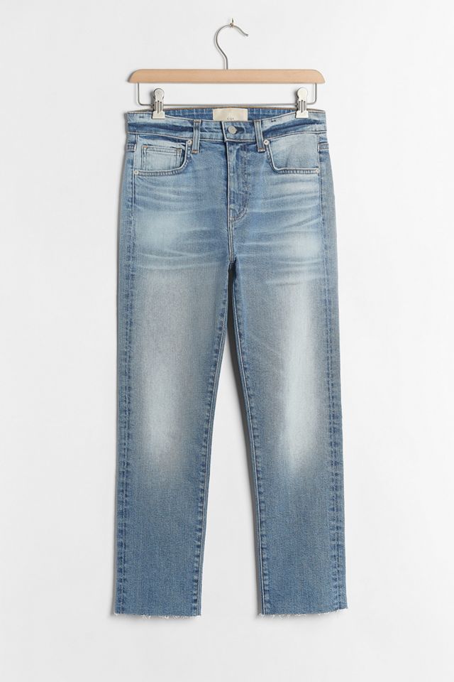 CQY Friend High-Rise Slim Straight Jeans | Anthropologie