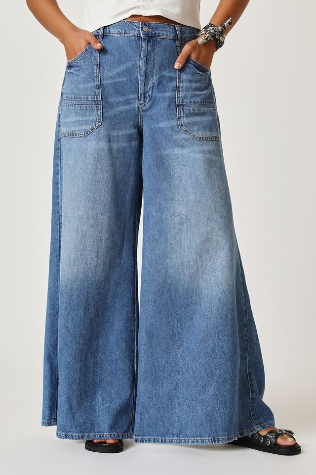 Pilcro The Jane High-Rise Wide-Leg Jeans | Anthropologie