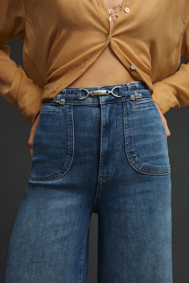 Pilcro Uptown High-Rise Wide-Leg Jeans | Anthropologie